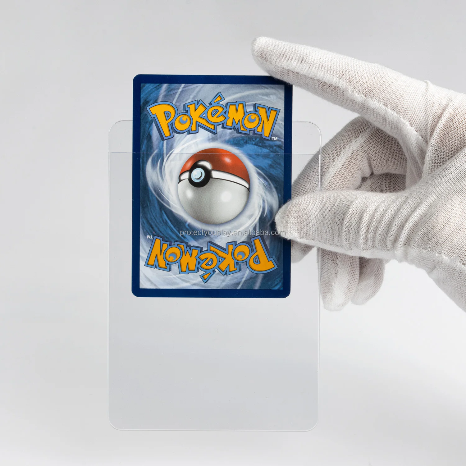 Custom LOGO Transparent Clear PVC Card Sleeves for Trading