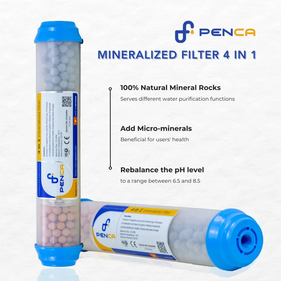 Penca Vietnam Wholesale T33k Mineralized Water Filter Cartridge 4 In 1 ...