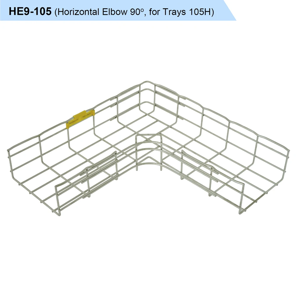 Wire Cable Tray Horizontal Elbow 90 Degree Inox 304