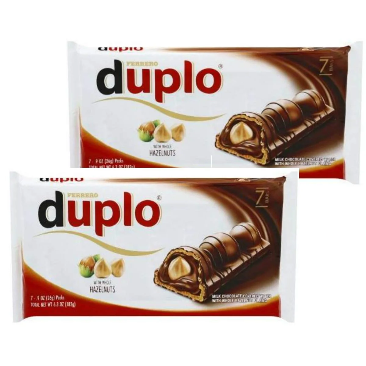 Ferrero Duplo Milk Chocolate Wafer Hazelnut Filling 24 Count| Alibaba.com