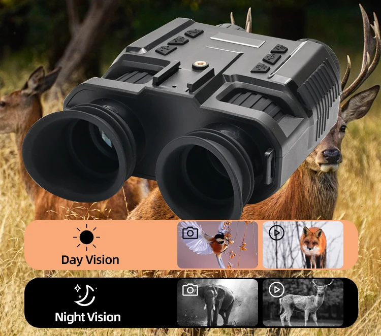 BINOCK NV8000 Night Vision Monocular - 4K Thermal Binoculars with Video ...