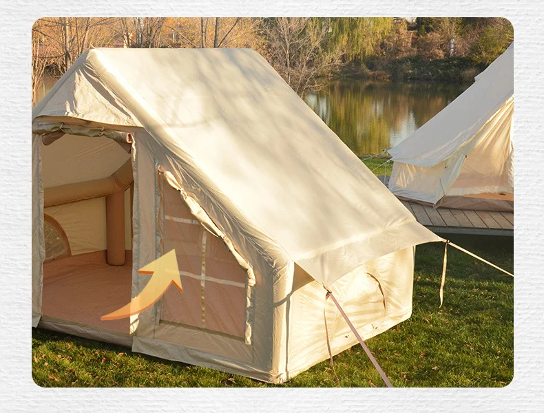 Factory Direct Supply glamping Inflatable Camping Tent - Buy Oxford ...