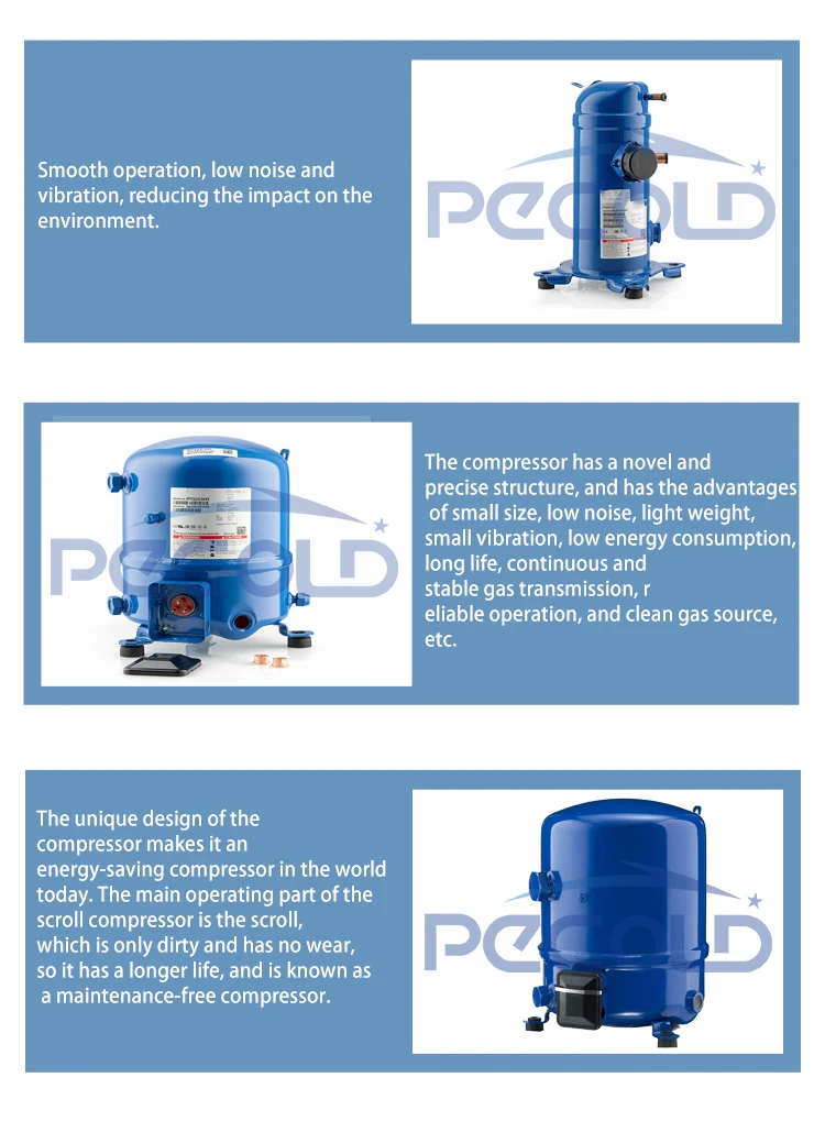 Refrigeration Compressors 7hp Ntz215a4lr1a Hermetic Maneurop Compressor ...