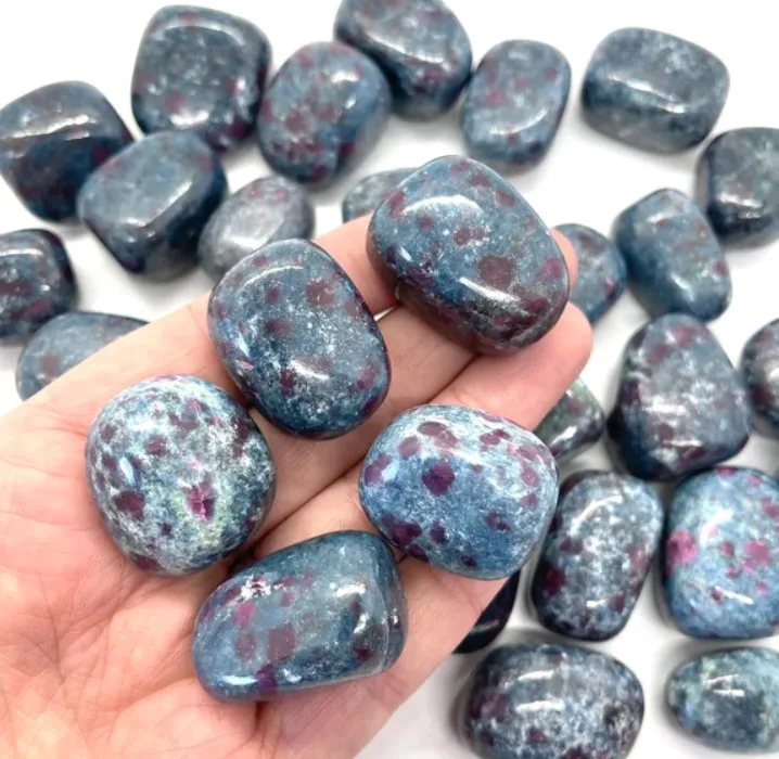Wholesale Ruby Kyanite Tumbled Stones Polished Ruby Kyanite Crystal Tumble Stones Top Quality ...