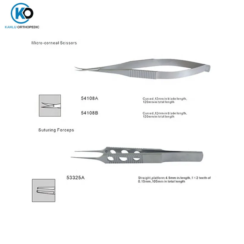 Glaucoma Micro-Operation Instruments Set by KAHLU ORTHOPEDIC