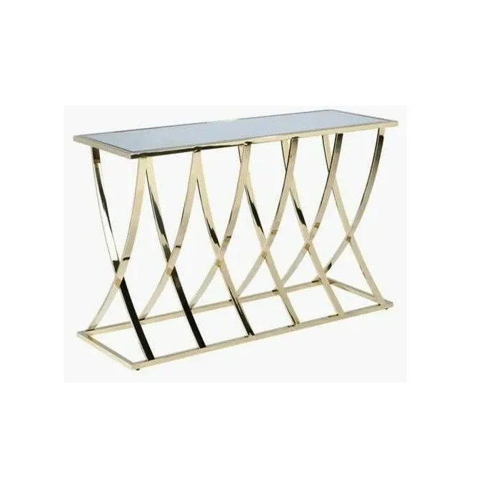 Top Trending Console Table Modern Luxury Gold Metal White Marble Top ...