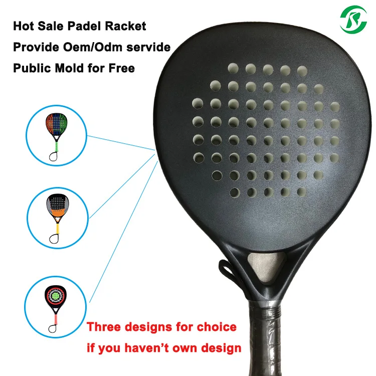 Wholesale Pro Padel Racquet 100% Full Carbon Fiber Custom Eva 12k ...