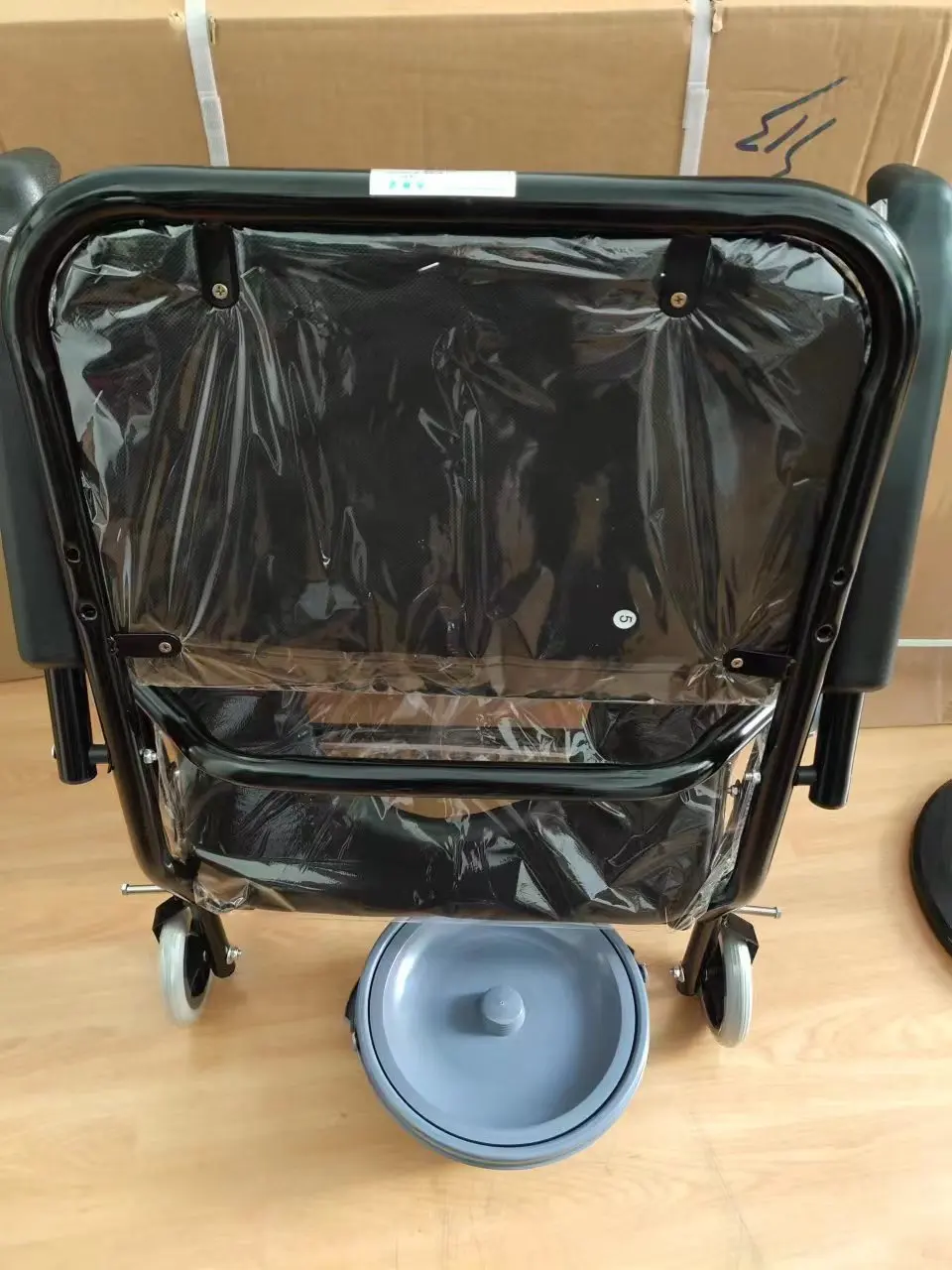 Hospital Bathroom Folding Toilet Chairsin-fpc01 For Adult Commode Chair ...