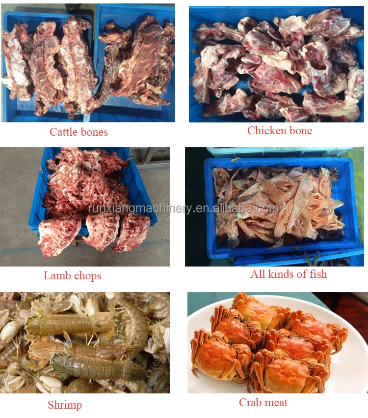 Mechanical Deboned Deboner Beef Chicken Wing Meat and Bone Separator ...