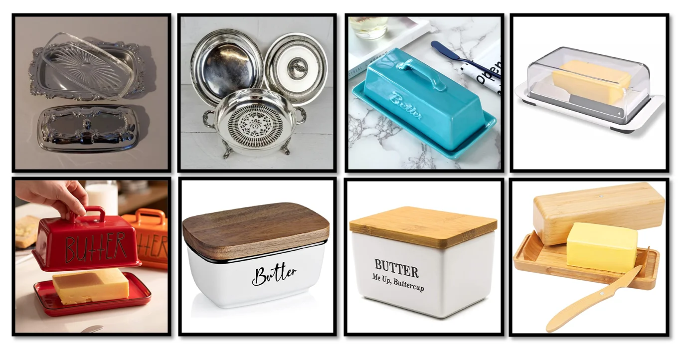 Restaurant Table Decorative Butter Container Stylish Design Cheese And ...