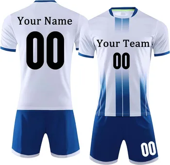 Custom Soccer Uniform With Custom Name Number Team Logo Personalize ...