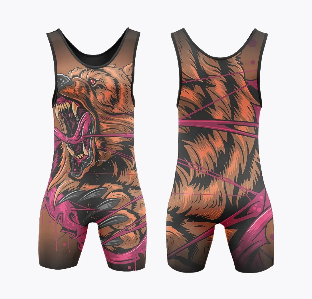 Custom Sublimation Wrestling Singlet Wrestling Singlets Men's & Girls ...