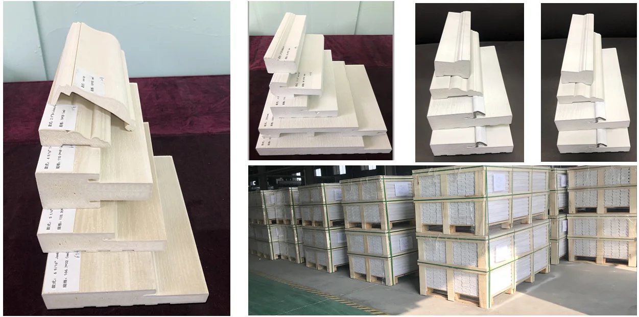 Primed Pvc Casing Door Brickmould Decorative Window Door Casing ...