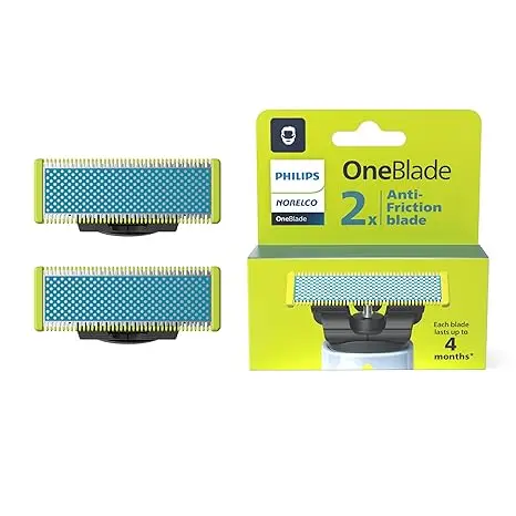 Philips Norelco Genuine Oneblade Anti-friction Replacement Blades,2 ...