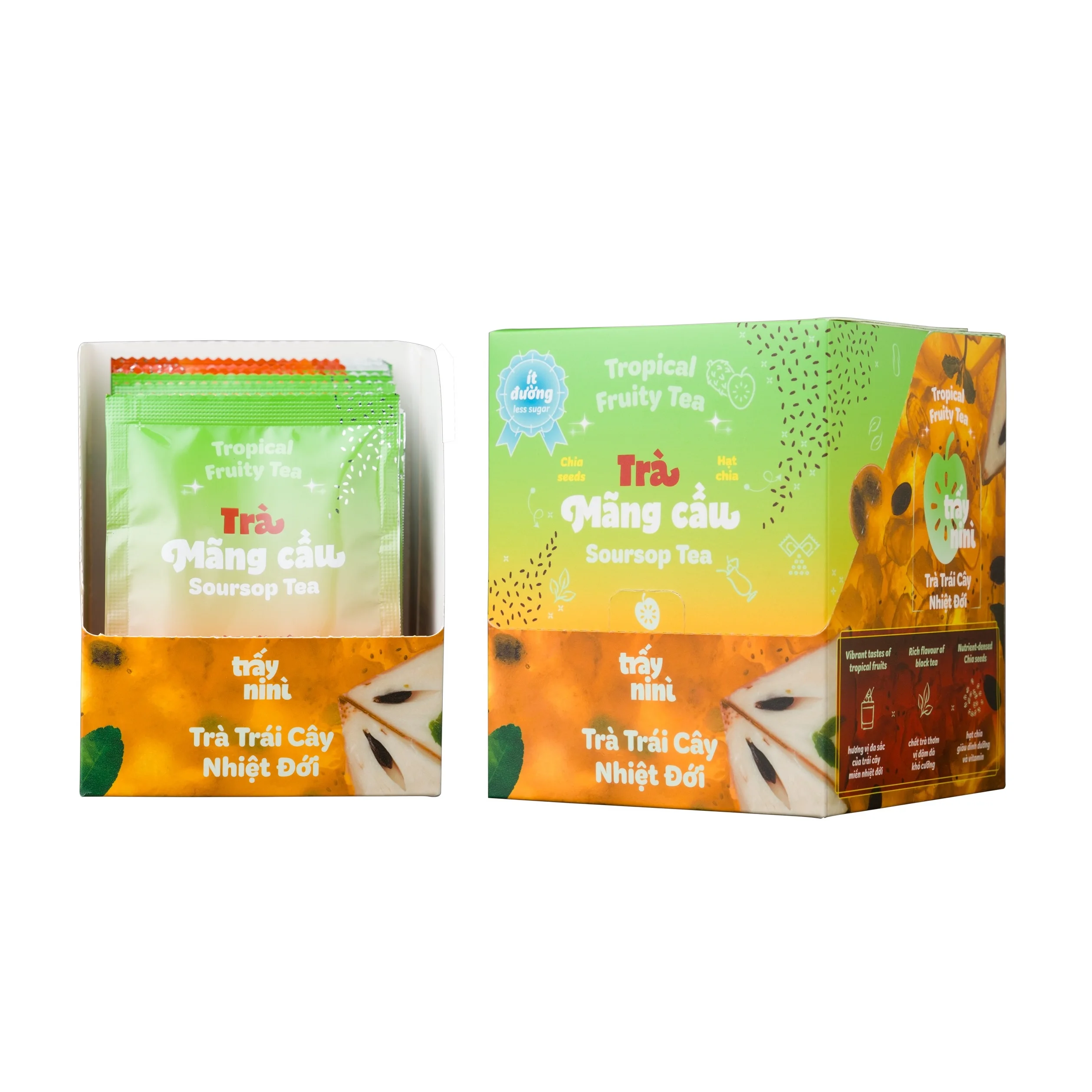 Instant Soursop Tea 10 Sachets X 10g Per Box,Tropical Fruit Tea Soursop ...