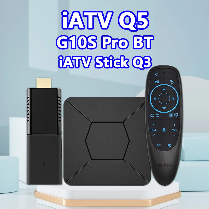 iATV Q3 TV Stick MOQ 1 Piece TV Box Remote Control Review Product Show ...