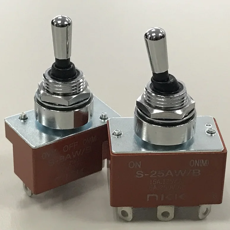 NKK S8AWB IP68 Waterproof 3 Position 12mm Dual Seal Momentary Toggle ...