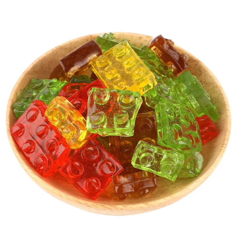 Wholesale Halal High Quality And Popular Novelty 4d Gummies Block ...