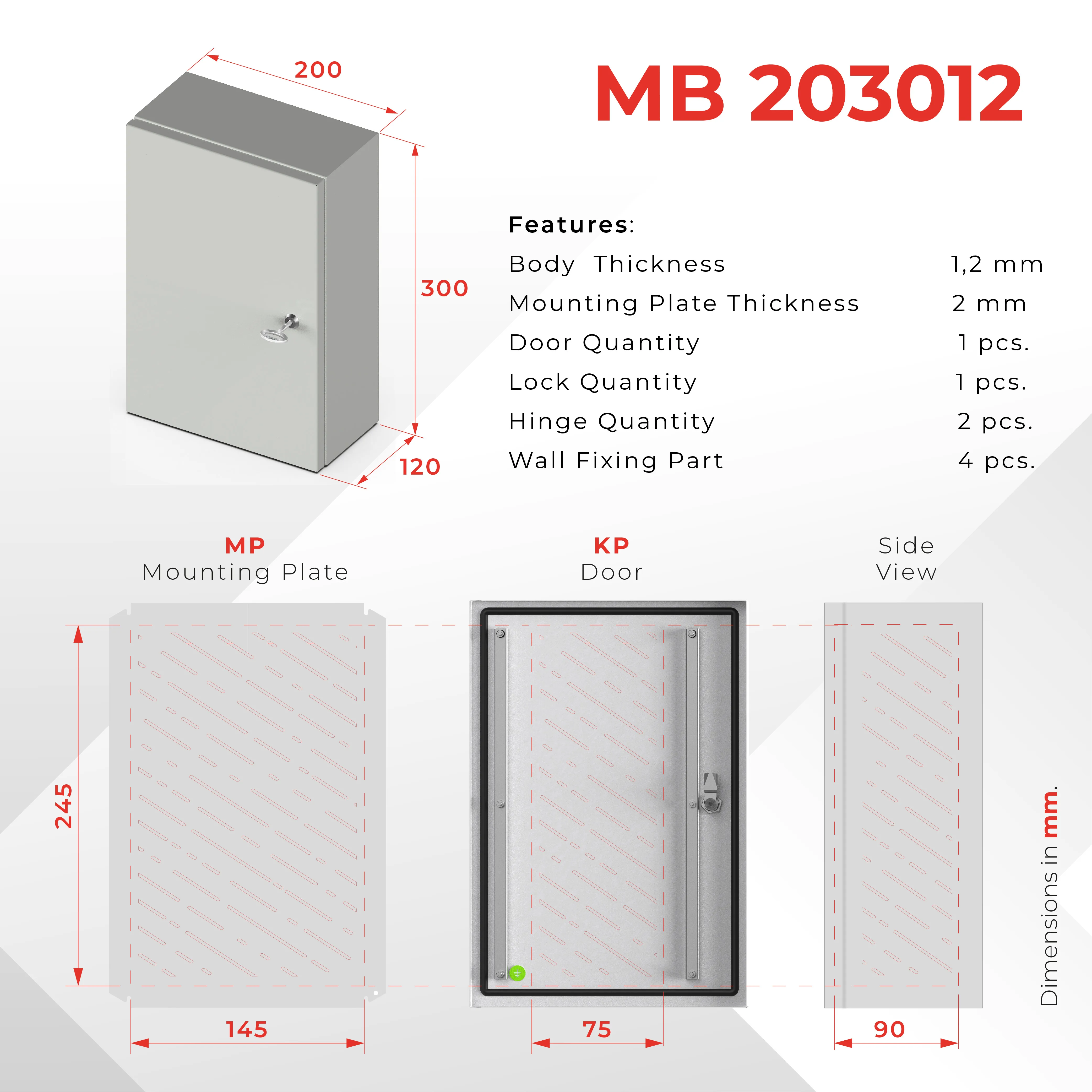 Ip54 Oem Best Quality Control Panel Boxes Electrical Cabinet Electric ...