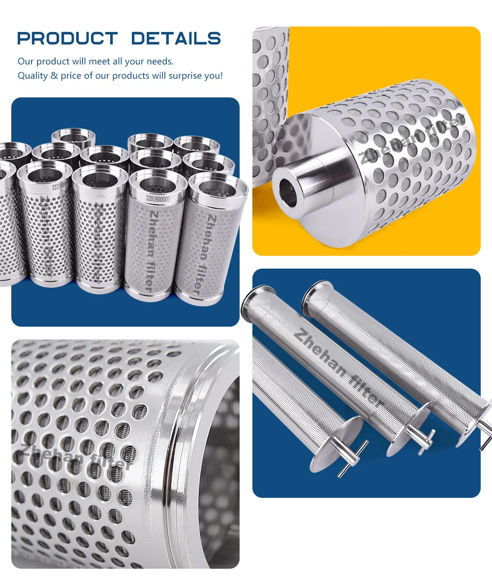 6" 12" Stainless Steel 304 316 Sheet Perforated Filter Mesh For Liquid ...