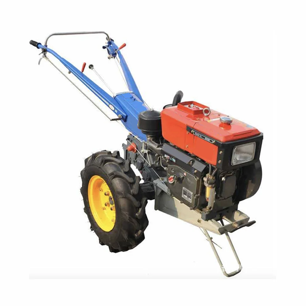 Farm Mini 2wd Wheeled Walk-behind Tractor 15hp 18hp 20hp Two Wheel ...