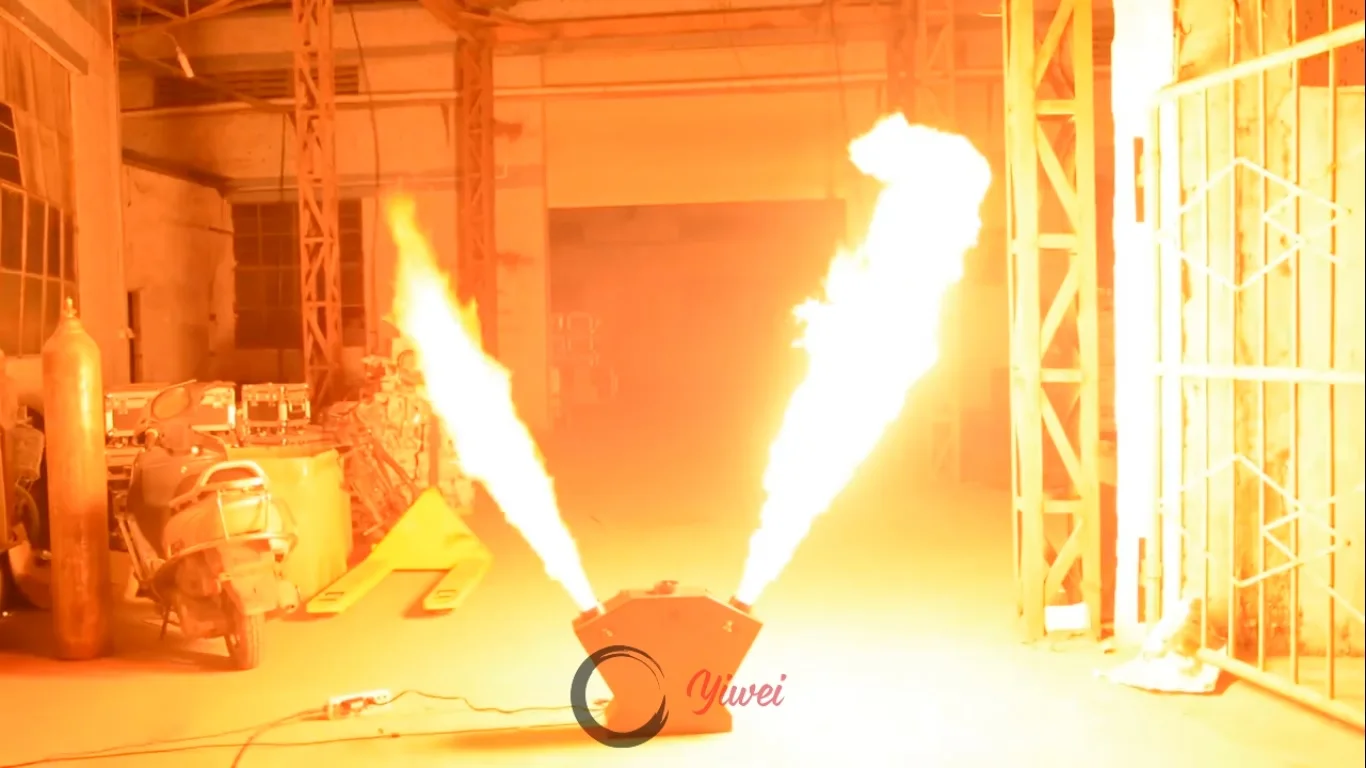 High Quality 3 Head Fire Column Machine Stage Effect Flame Machine ...