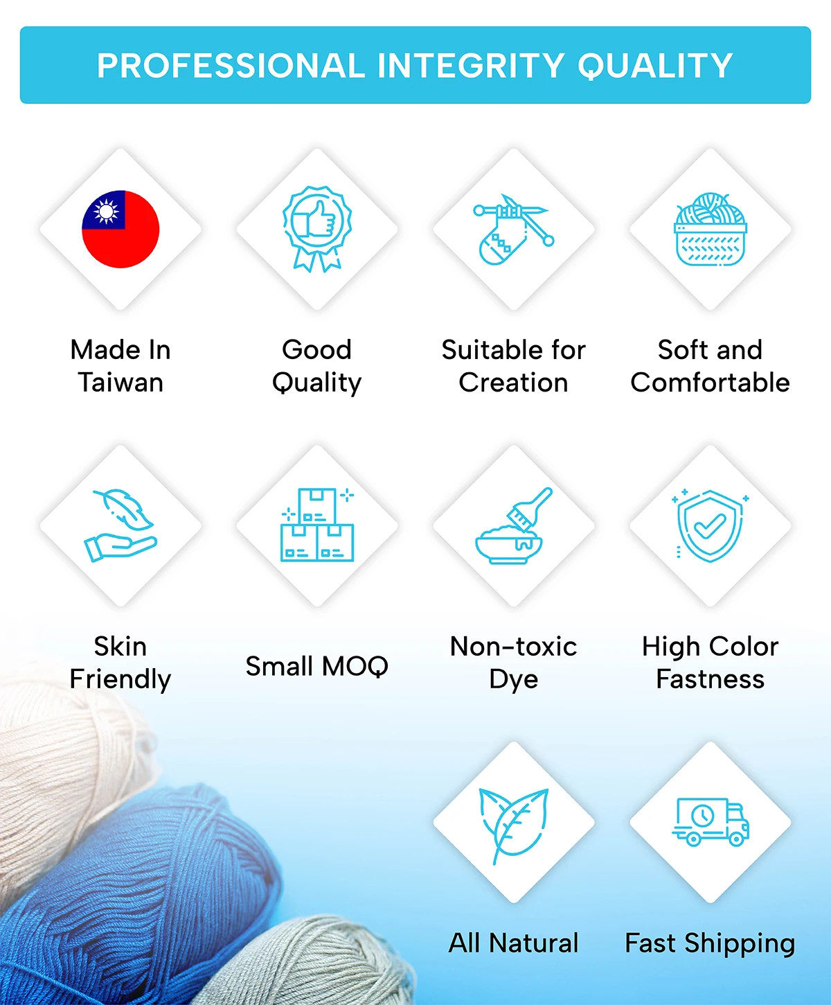 Wholesale Polyester 100% Yarn 100g=240m 24color Yarn For Knitting - Buy ...