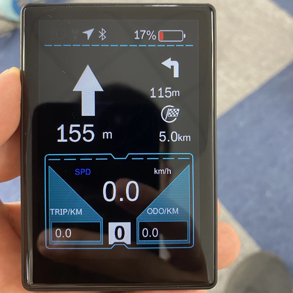 Joyebikes bafang Ebike display EB04 colorful lcd display with call and ...