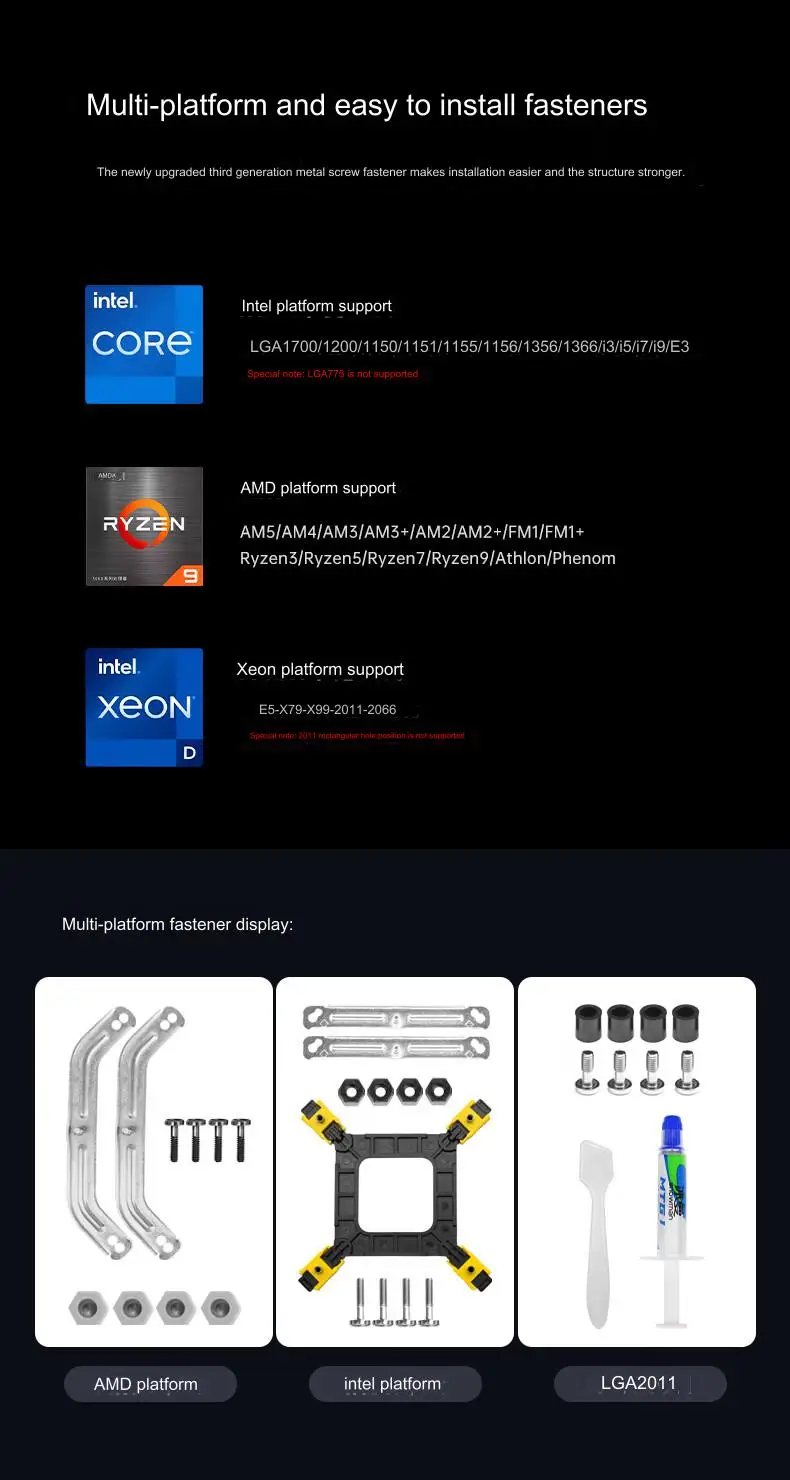 Snowman Mt5-v3 Argb Cpu Cooler - 5 Heatpipe,Silent Fan,Supports Lga1700 ...