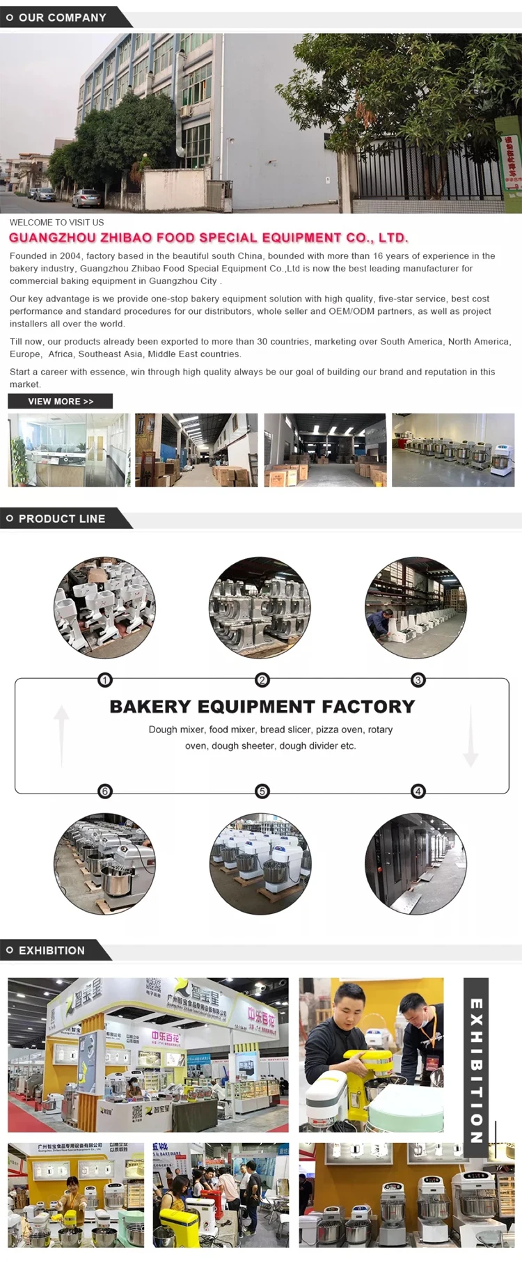 10L Spiral Dough Mixer Machine for Bakery & Food Production - OEM