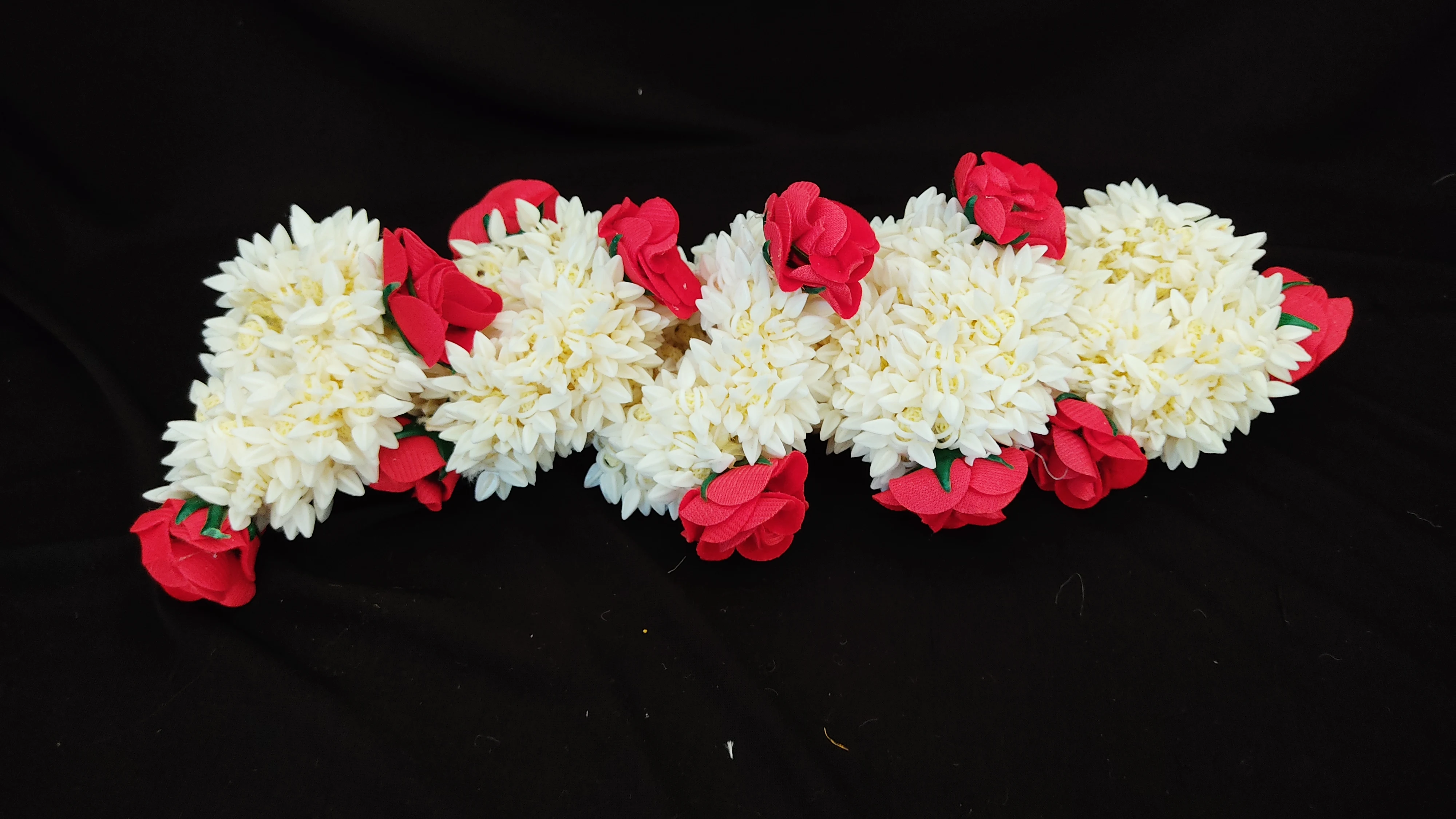 Artificial Mogra Jasmine Gajra Hair Scrunchie Wedding Accessory