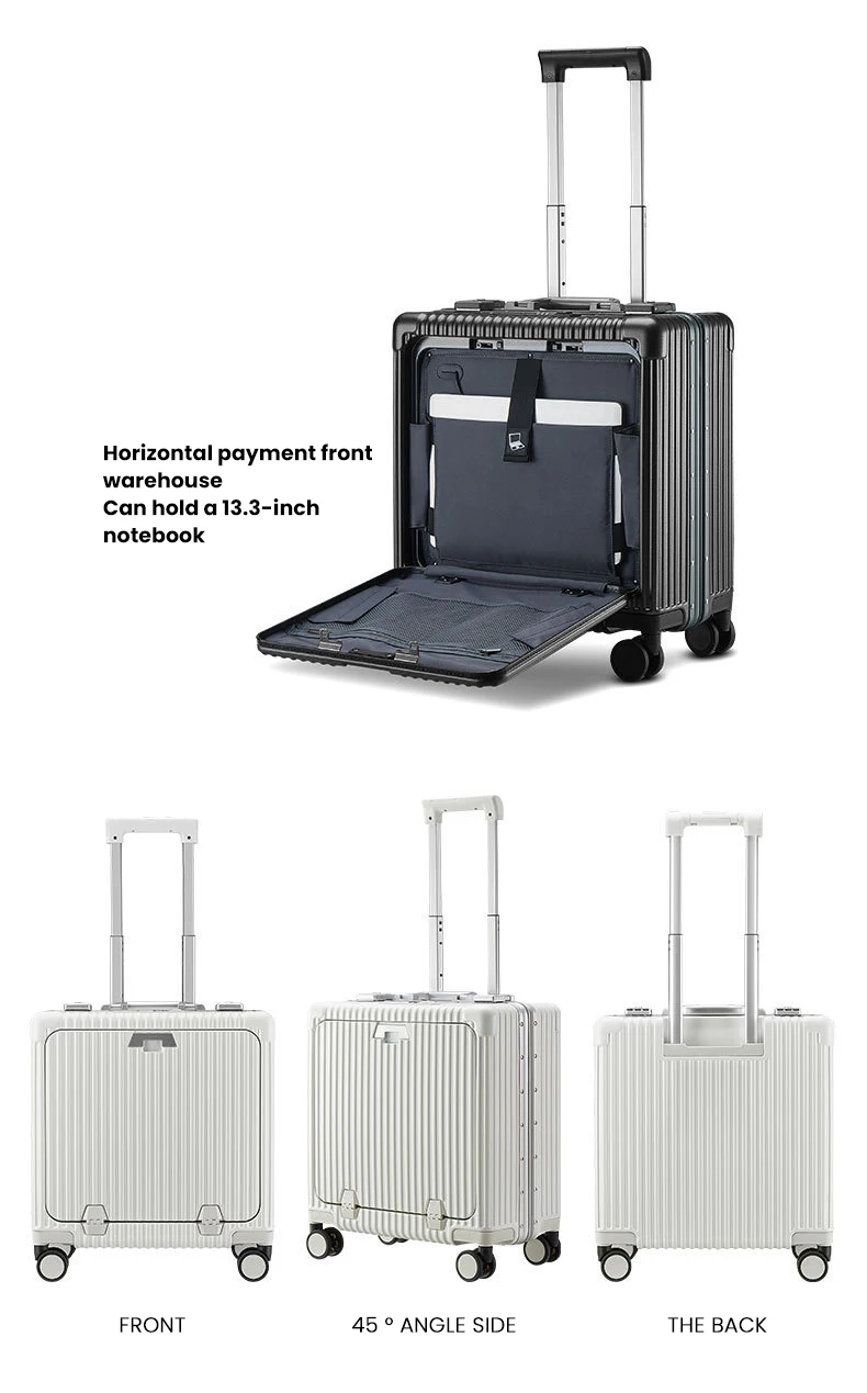 Wholesale Luxury Traveling Bags Sample Luggage Suitcase Aluminum Abs 10 ...