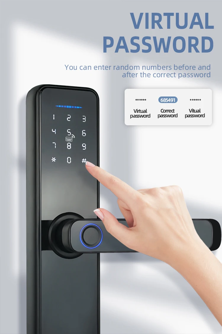 Volibel 2024 New Ttlock Blue-tooth Biometric Fingerprint Password Wifi ...