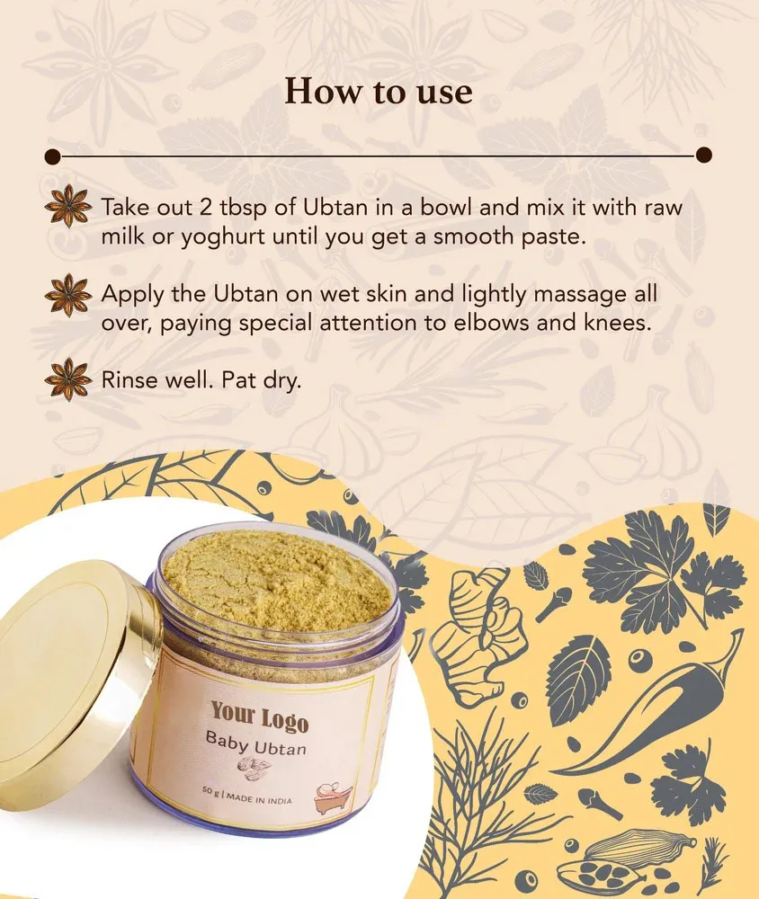 Alibaba.com: Certified Private Label Ubtan for Baby Care - Deep ...