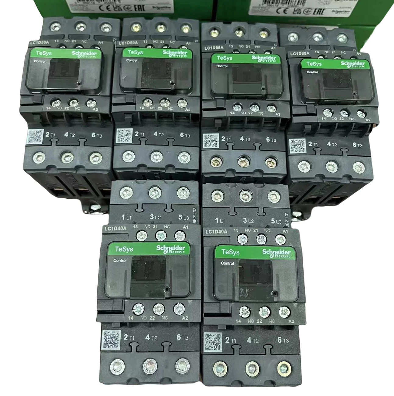Original Schneider Magnetic Contactors LC1D40AM7 for Motor Control