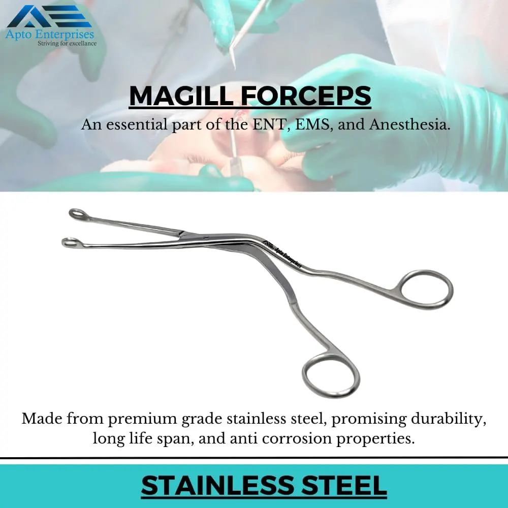 Catheter Introducing Forceps Magill Catheter Introducing Forceps ...
