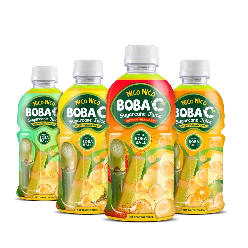 Poping Boba Sugar Cane Juice Drink 100% From Vietnam Fresh Sugar Cane ...
