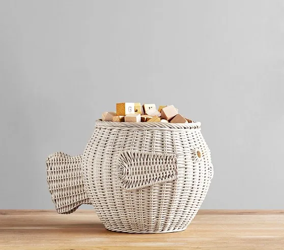 Wholesale Pineapple Shape Rattan Wicker Basket for Kids' Storage ...