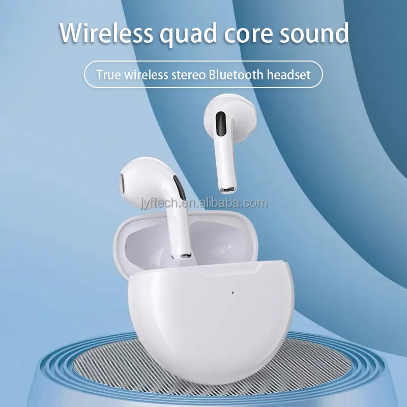 Factory Price Tws Pro 6 Headphone Noise Cancelling Headset Sport Stereo ...