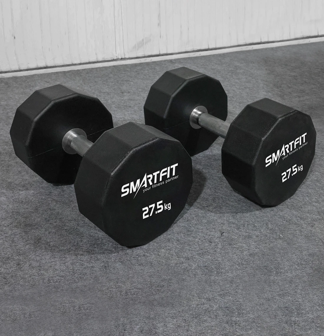 SMARTFIT Custom PU Urethane Dumbbells Set for Gym Kg Lbs