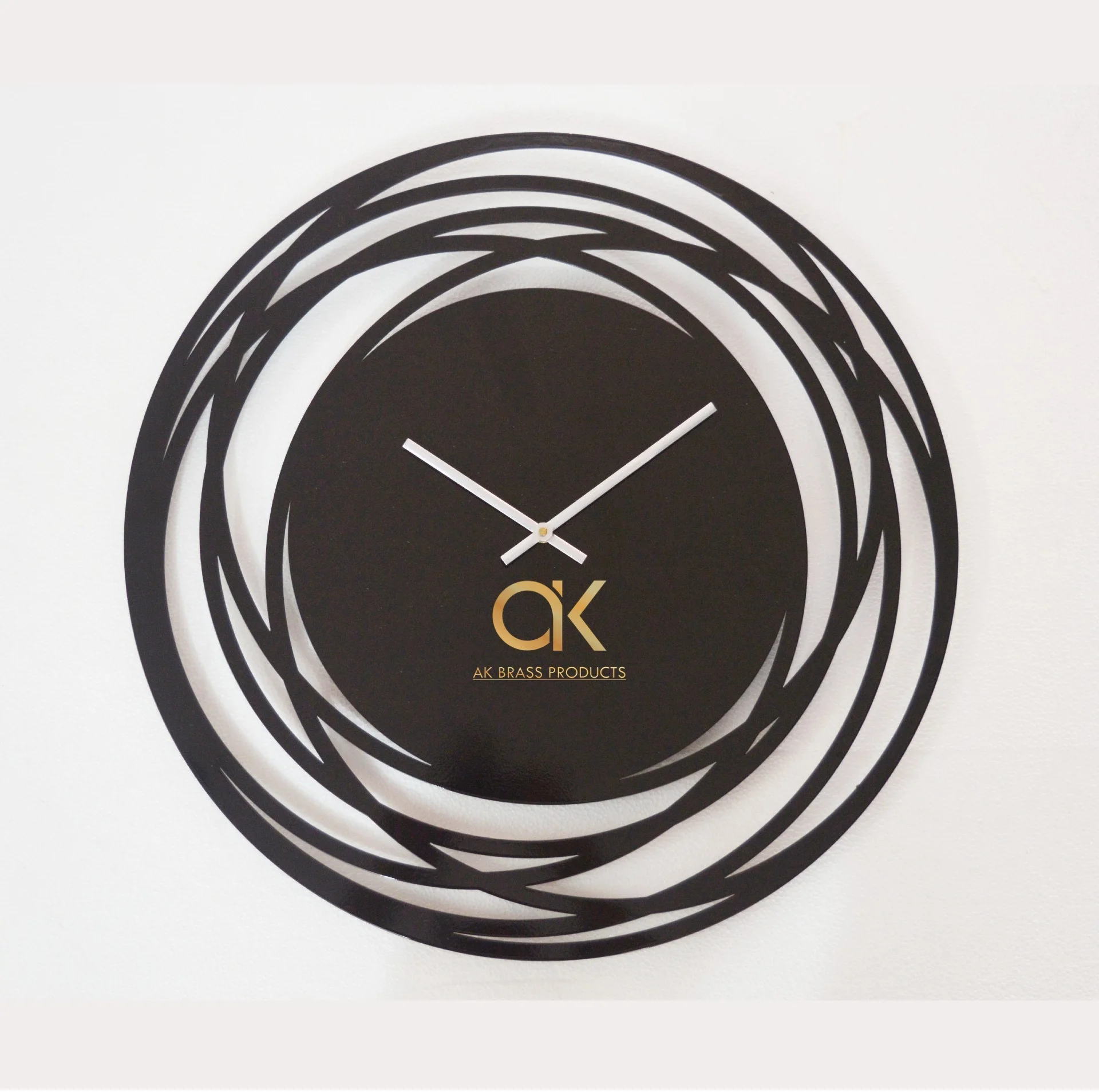 Ak Brass Golden Nordic Vertical Metal Wall Clock| Alibaba.com