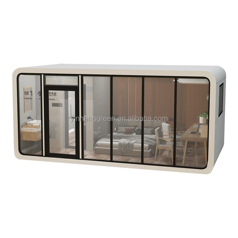 Modern Apple Cabin Prefab Container Creative Multi-use Steel Structure ...