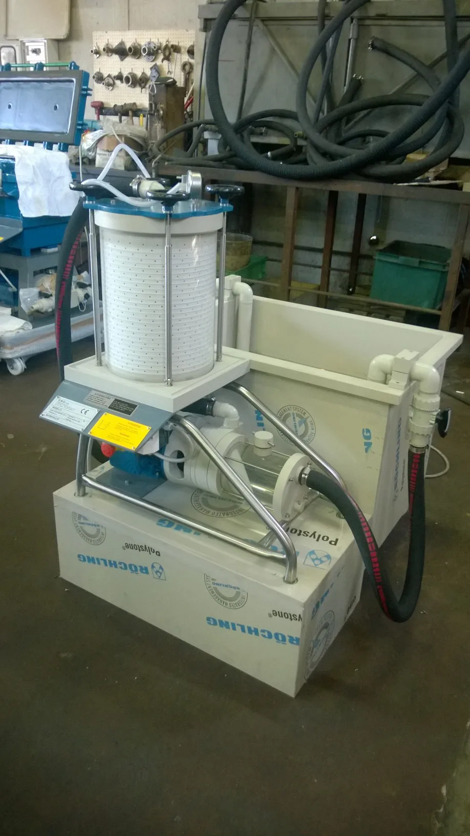 Made In Italy High Filtration Filter Pump 3 Kl/h Capacity For Metal ...