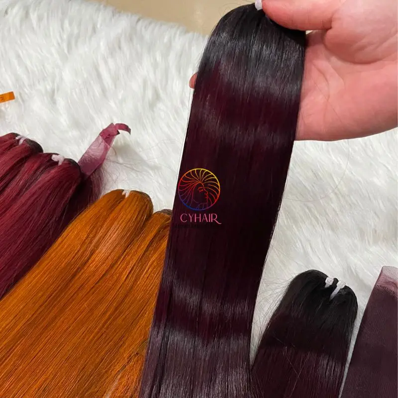 Hot Selling Vietnamese Bone Straight Hair Human Hair Extensions Raw ...