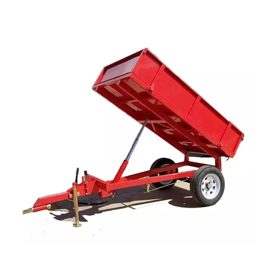 Farm Used Tractor Tipper Trailer Tipping Dump Trailer 10ton Farm ...