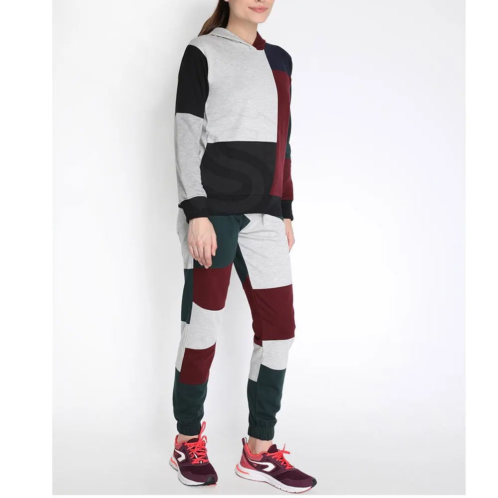 Women Tracksuit Custom Jogging Tracksuit Premium Quality Double Color Stripe Style Women ...