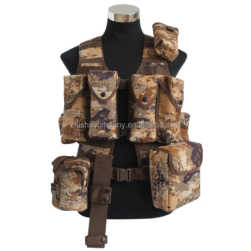 Camp With Camo Outdoor Tactical Vest Multifunctional Field Tactical ...