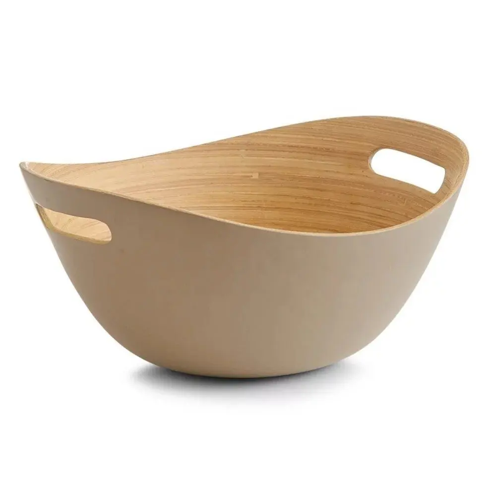 Colorful Bamboo Bowls Small And Big Size Bamboo Salad Bowl Vietnam ...
