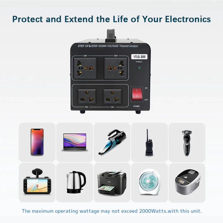 Small Step up Down Automatic 2000w 110v 220v AC Voltage Regulator ...