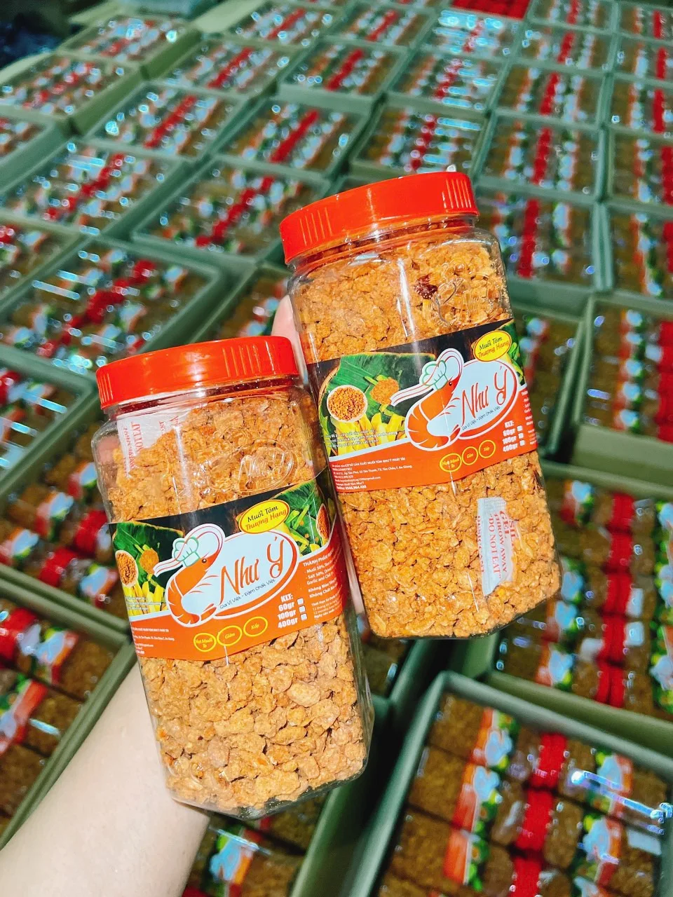 Nhu Y Shrimp Salt Brand Sea Salt Dried Shrimp Good Taste Medium Grain ...